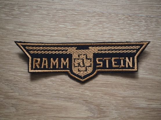 Rammstein (golden-brown) Patch | Depressive Illusions Records